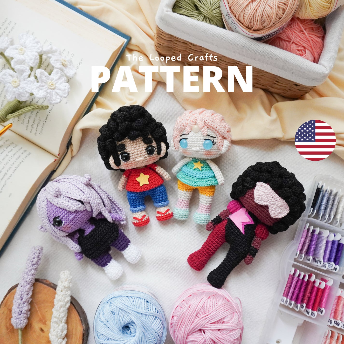 Mini Amigurumi Crochet Pattern Steven Universe – theloopedcrafts