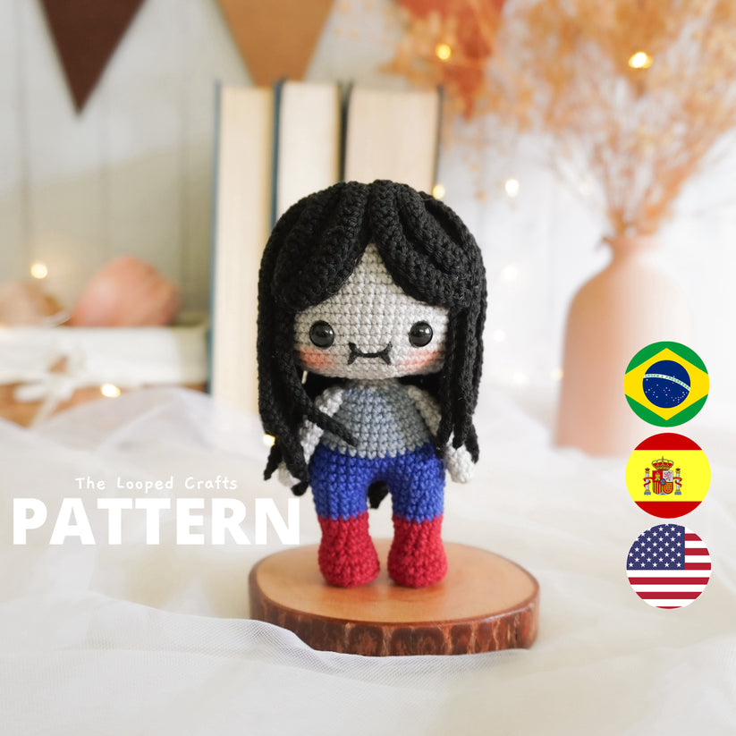 Mini Amigurumi Crochet Pattern Vampire – theloopedcrafts