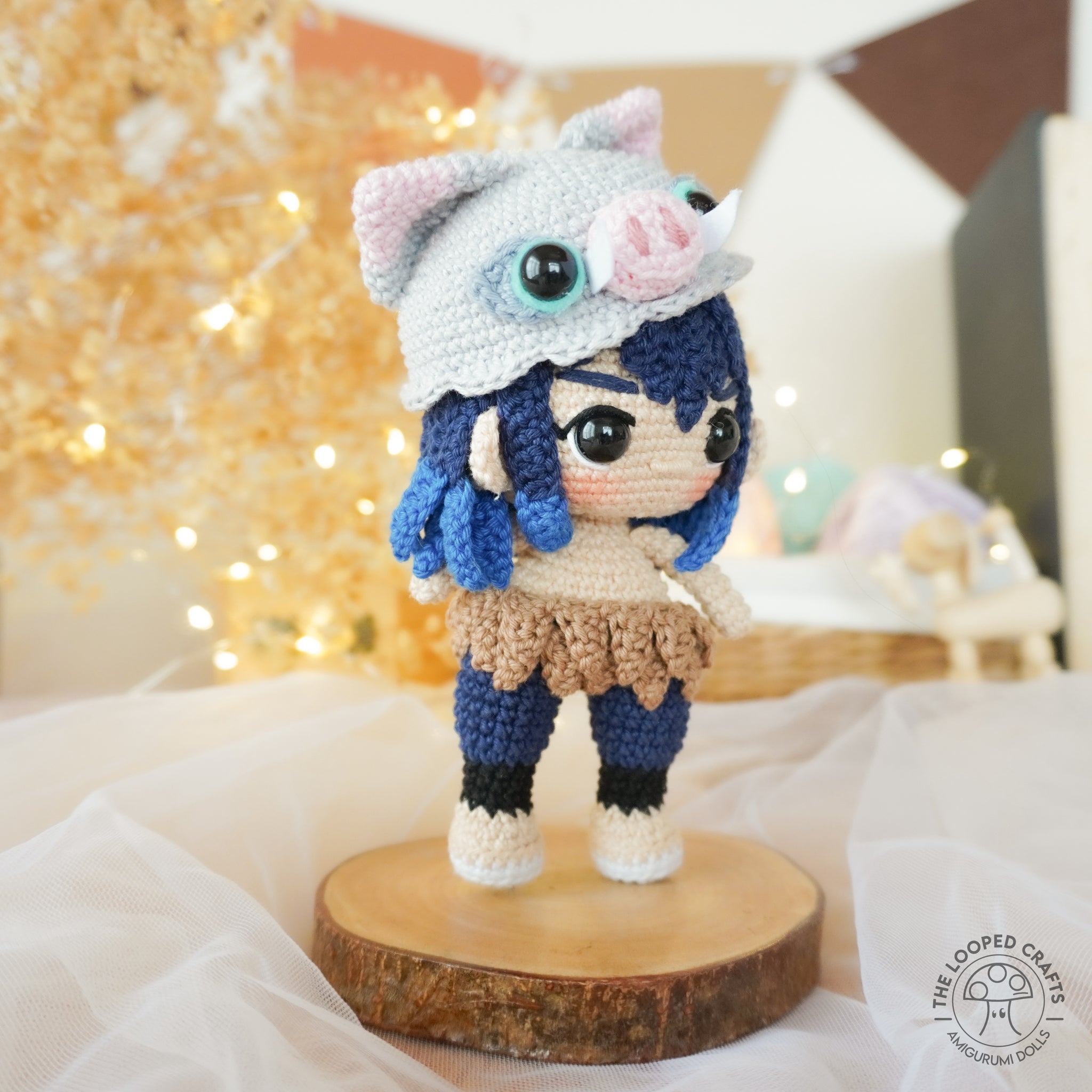 Mini Amigurumi Crochet Pattern Inosuke – theloopedcrafts