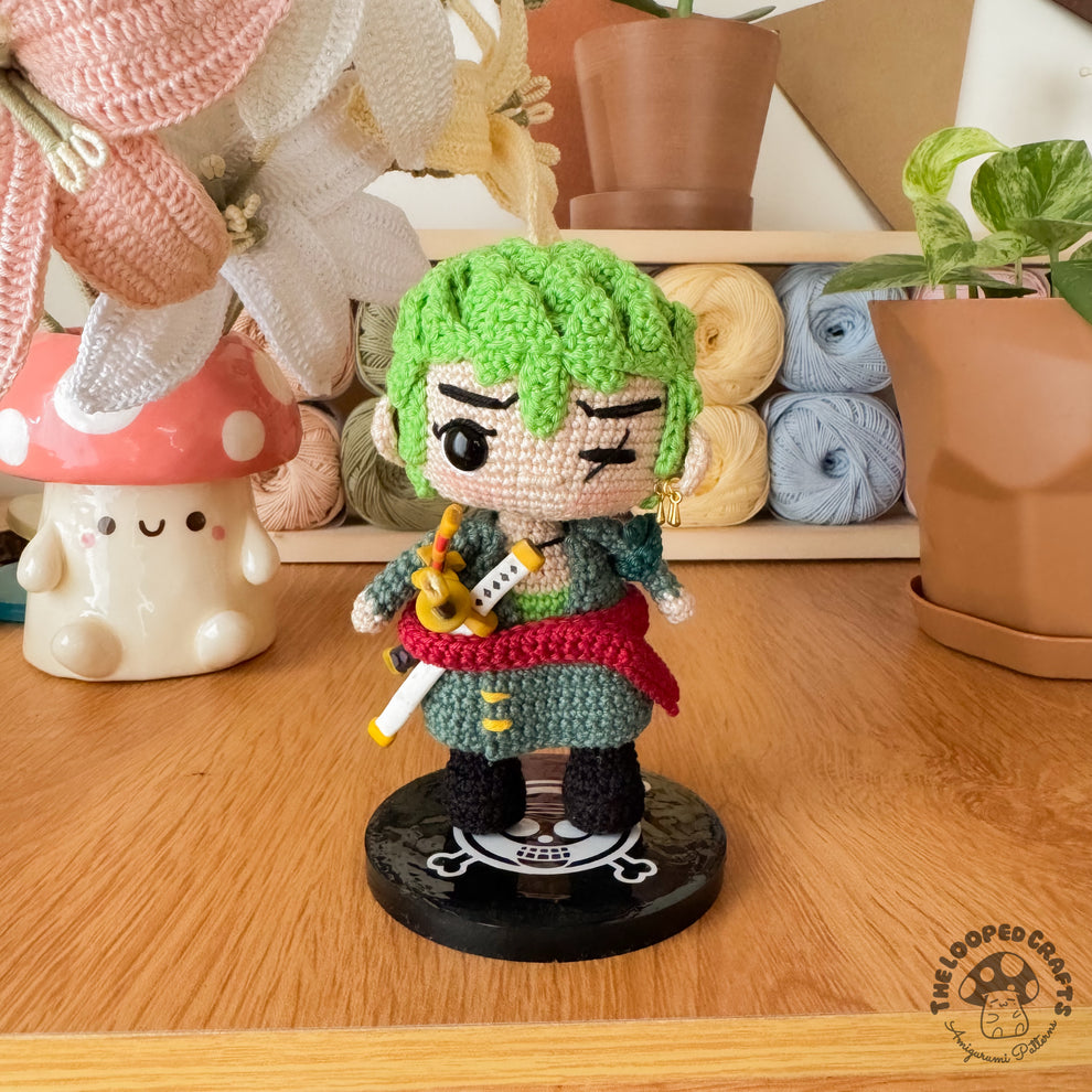 Mini Amigurumi Crochet Pattern Pirate Swordsman – theloopedcrafts