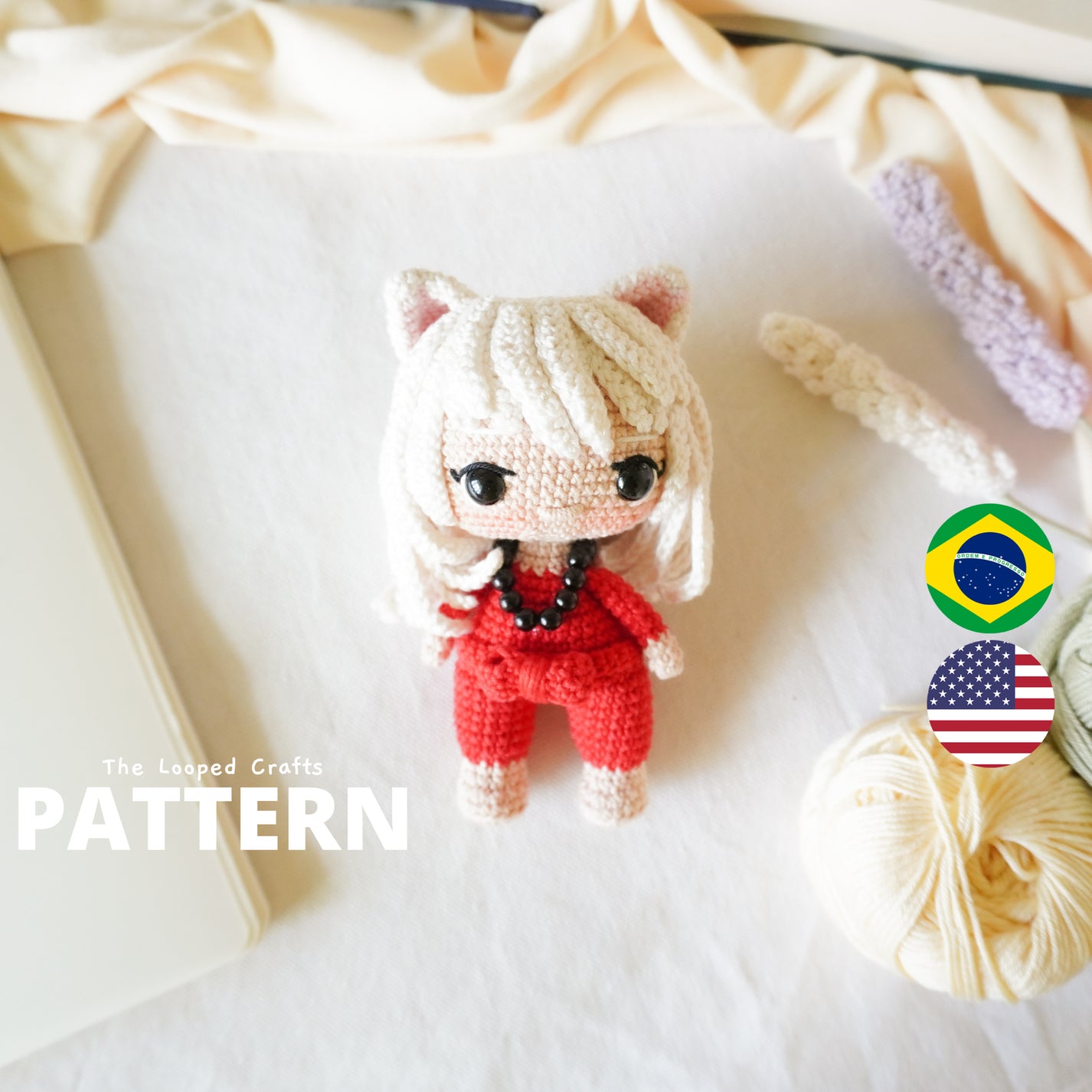 Mini Amigurumi Crochet Pattern Demon Dog – theloopedcrafts