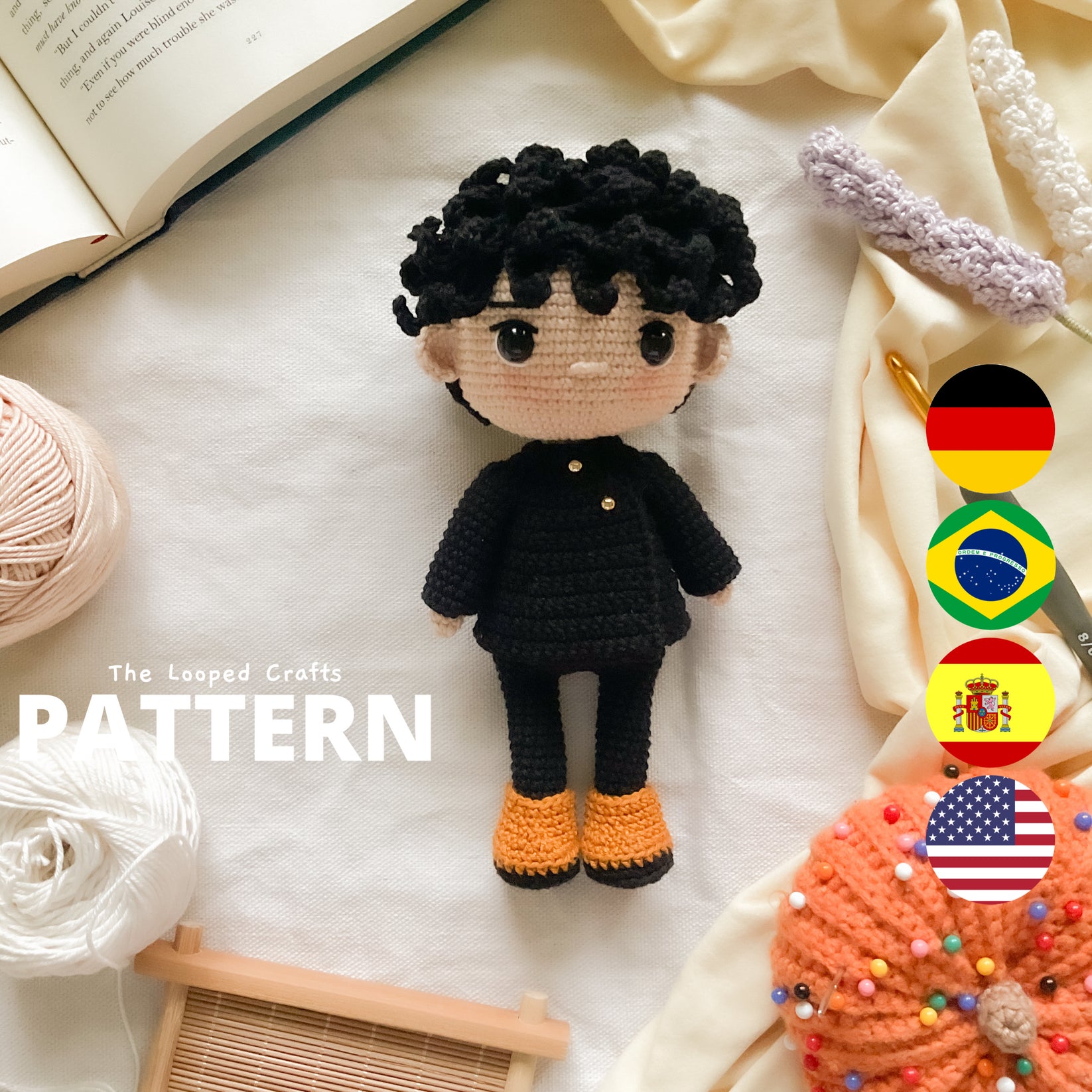 Amigurumi Crochet Pattern Fox Curse – theloopedcrafts
